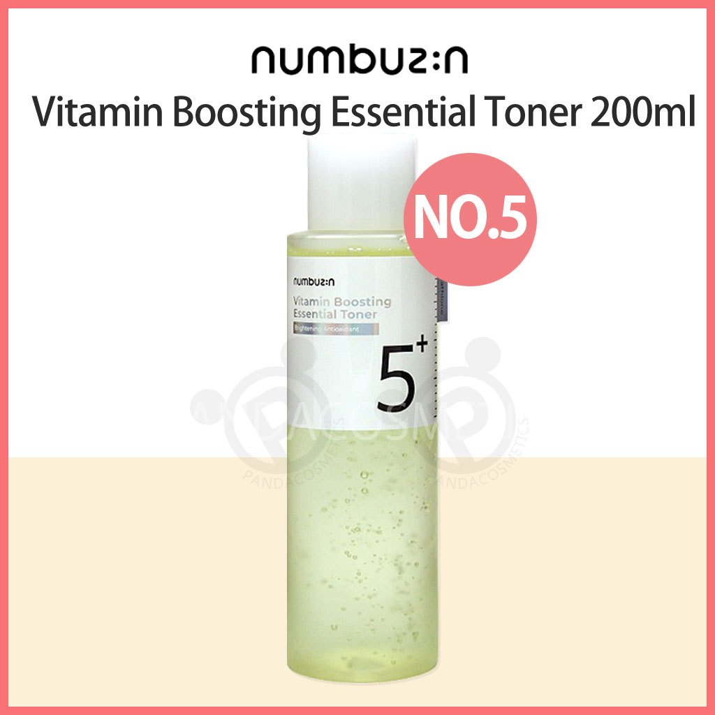 [NUMBUZIN] numbuzin No.5 Vitamin Boosting Essential Toner 200ml | Shopee Malaysia