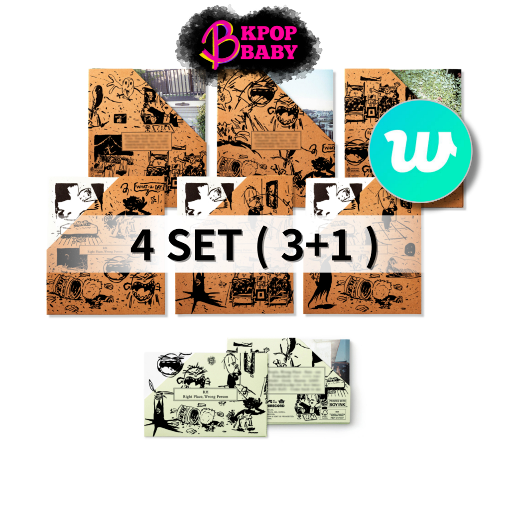 (4SET / POB) RM [Right Place, Wrong Person] 2nd Solo Album 3SET ...