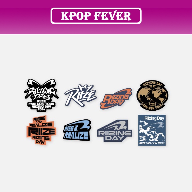 RIIZE - [ 2024 RIIZE FANCON - RIZING DAY ] REMOVABLE STICKER MD ...