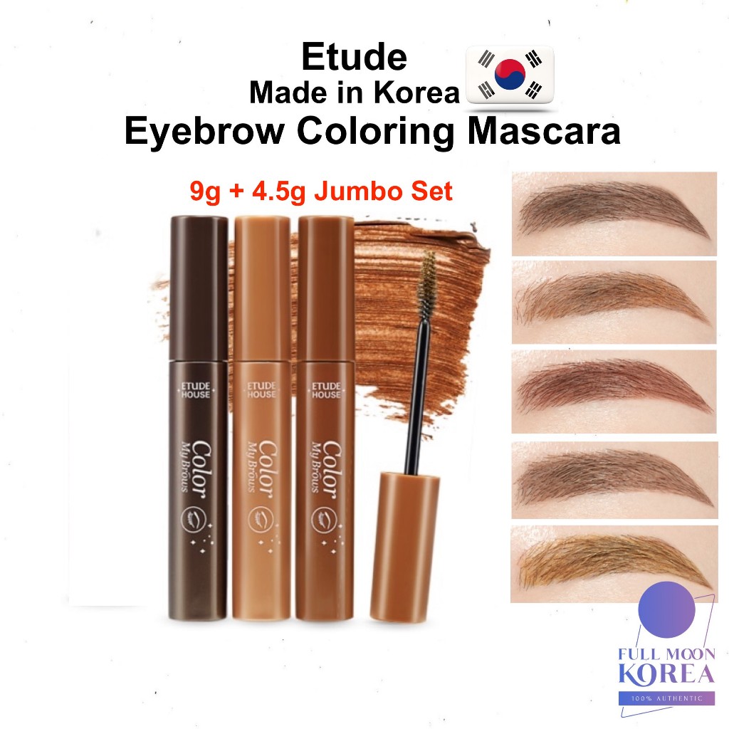 [Etude] Color My Brows 9g + 4.5g Set/ Eyebrow Colour Mascara / Natural ...
