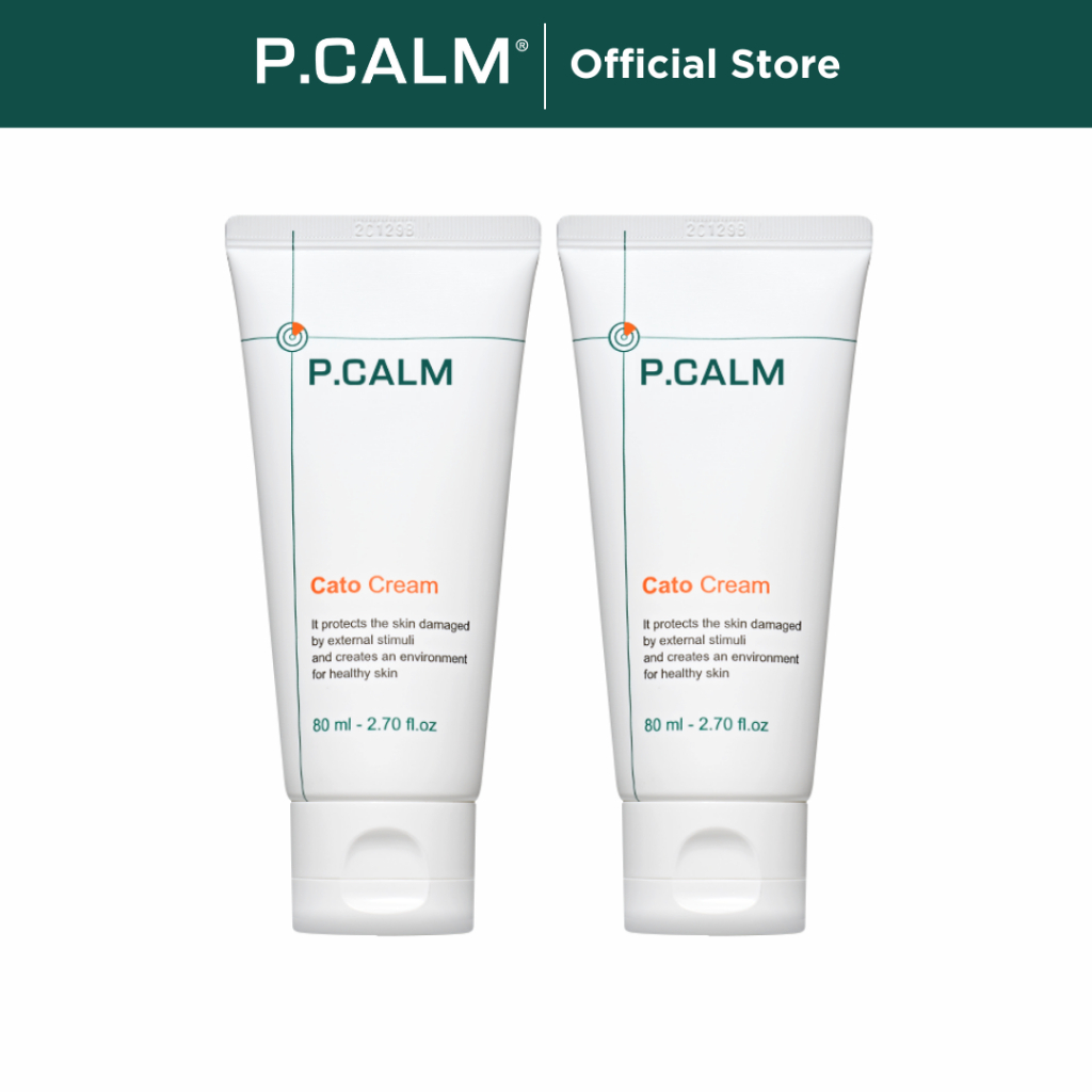 [P.CALM] Double Moisture Cato Cream (80ml x 2) (Moisturizer) | Shopee ...