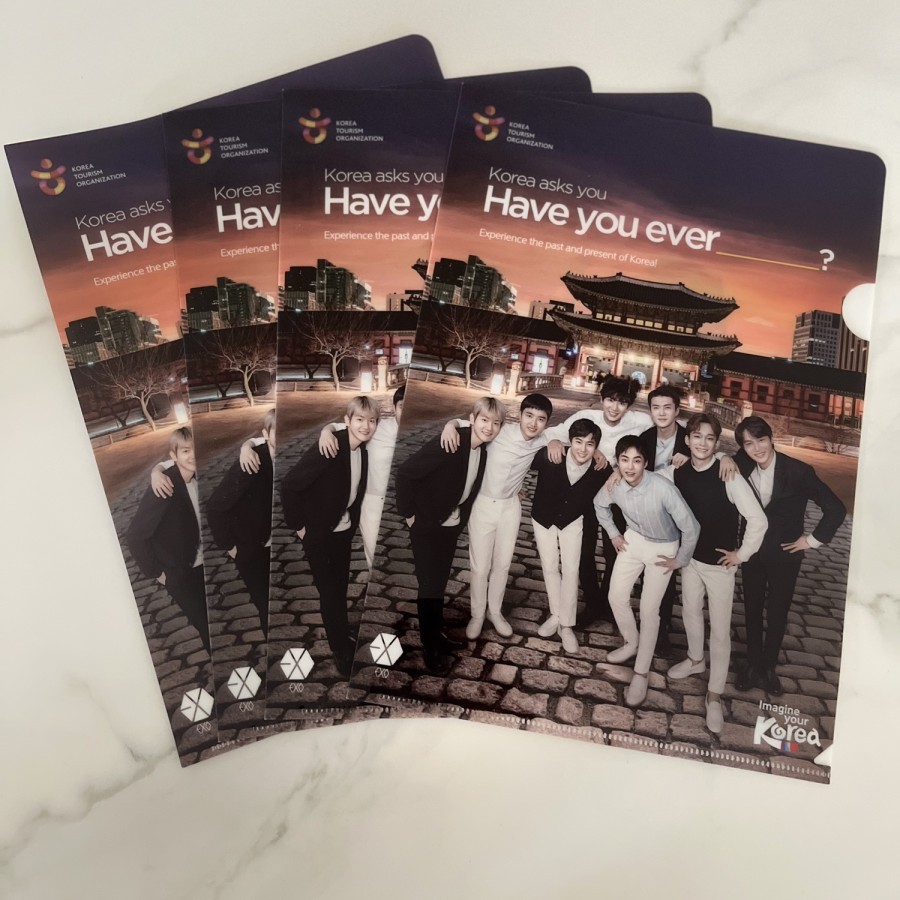 Korea Tourism Org EXO File Folder 4pcs | Shopee Malaysia