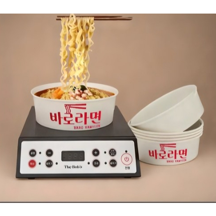 Instant Noodle Ramen Cooking Machine with 50 Round Containers ...