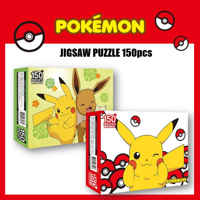 [POKEMON] Pikachu Jigsaw puzzle 150pcs (Pikachu/Eevee) | Shopee Malaysia