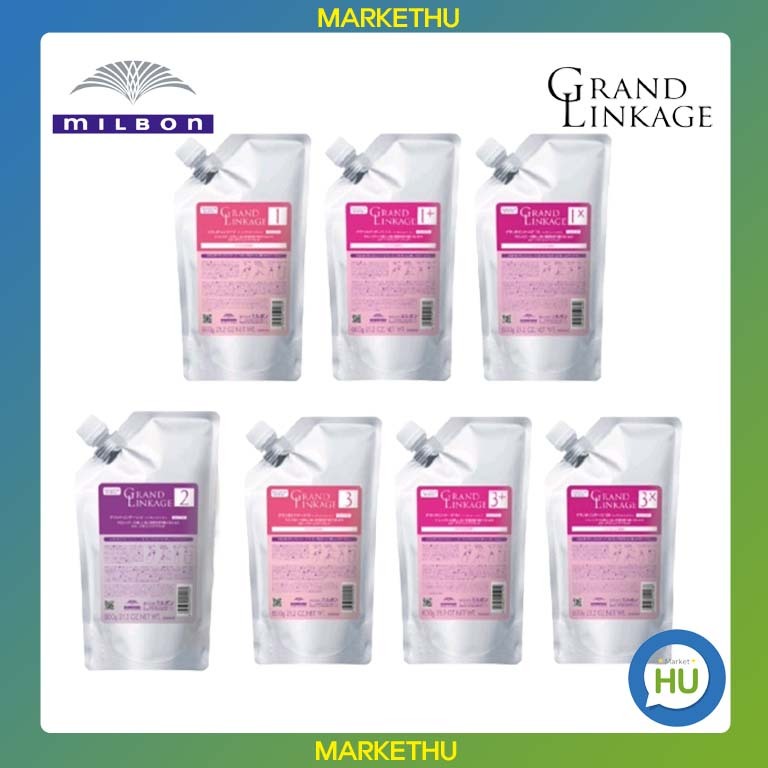 [MILBON] Grand Linkage Hair Treatment 600g 4 steps, the first 3 steps 1 ...
