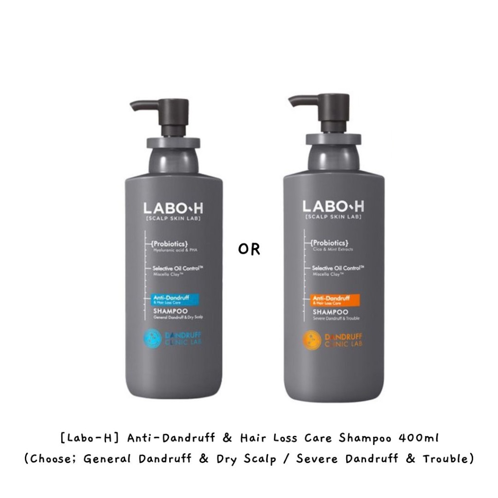 [Labo-H] Anti-Dandruff & Hair Loss Care Shampoo 400ml (Choose; General ...