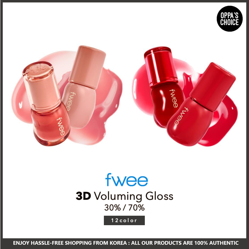 [READY TO SHIP] FWEE 3D VOLUMING GLOSS 5.3g (12 COLORS) | Shopee Malaysia