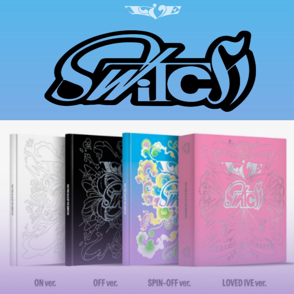 [4 Versions Set] IVE 2nd EP Album SWITCH K-pop Idol Collectibles ...