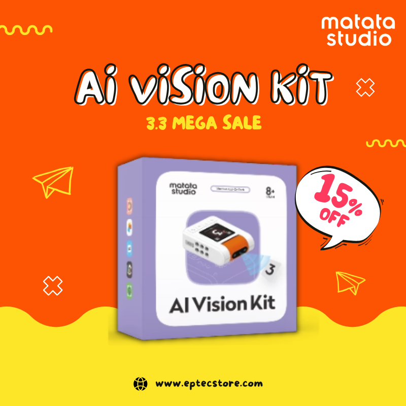 MatataStudio AI Vision Kit VinciBot Add-on Pack AI Camera Artificial ...