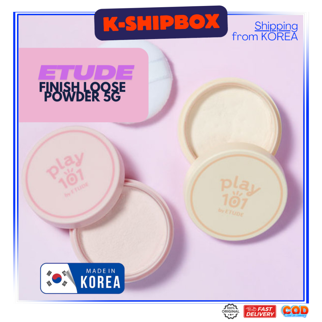 Etude Play 101 Finish Loose Powder 5g | Oil Control , Soft Matte Finish ...
