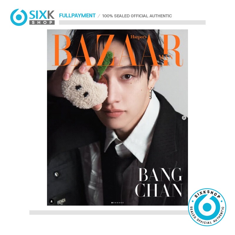 BAZAAR Singapore STRAY KIDS BANG CHAN Cover [MAR 2025] | Shopee Malaysia