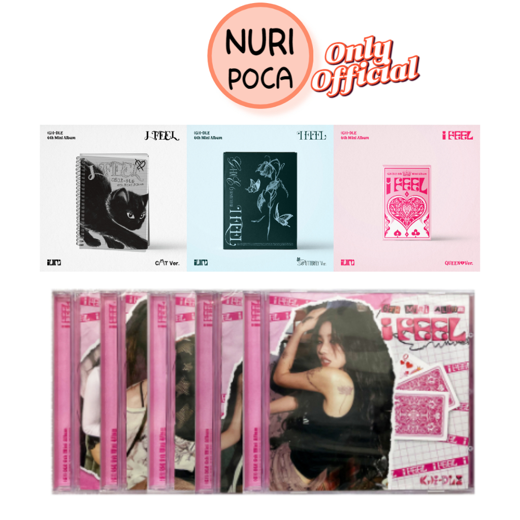 (G)I-DLE - 6th Mini Album I FEEL POCA JEWEL | Shopee Malaysia