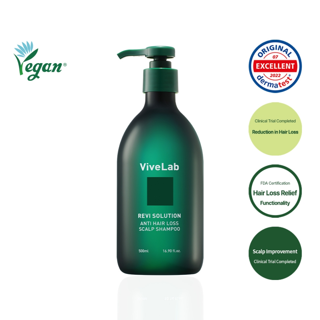 Vivelab Revi Solution Anti Hair Loss Scalp Shampoo 500ml | Shopee Malaysia