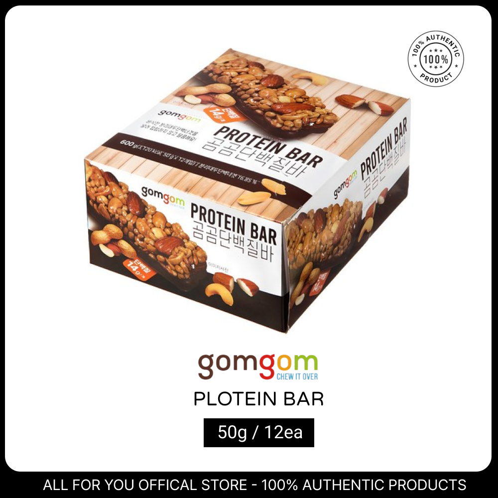 [GOMGOM] Protein Bar, 600g (50g*12ea) | Shopee Malaysia