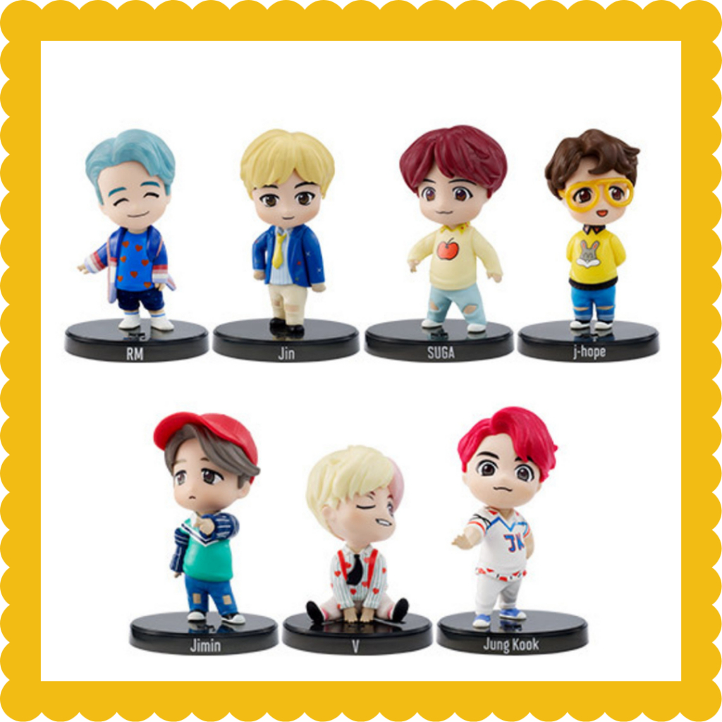BTS Mini Figures BTS X MATTEL 7SET | Shopee Malaysia