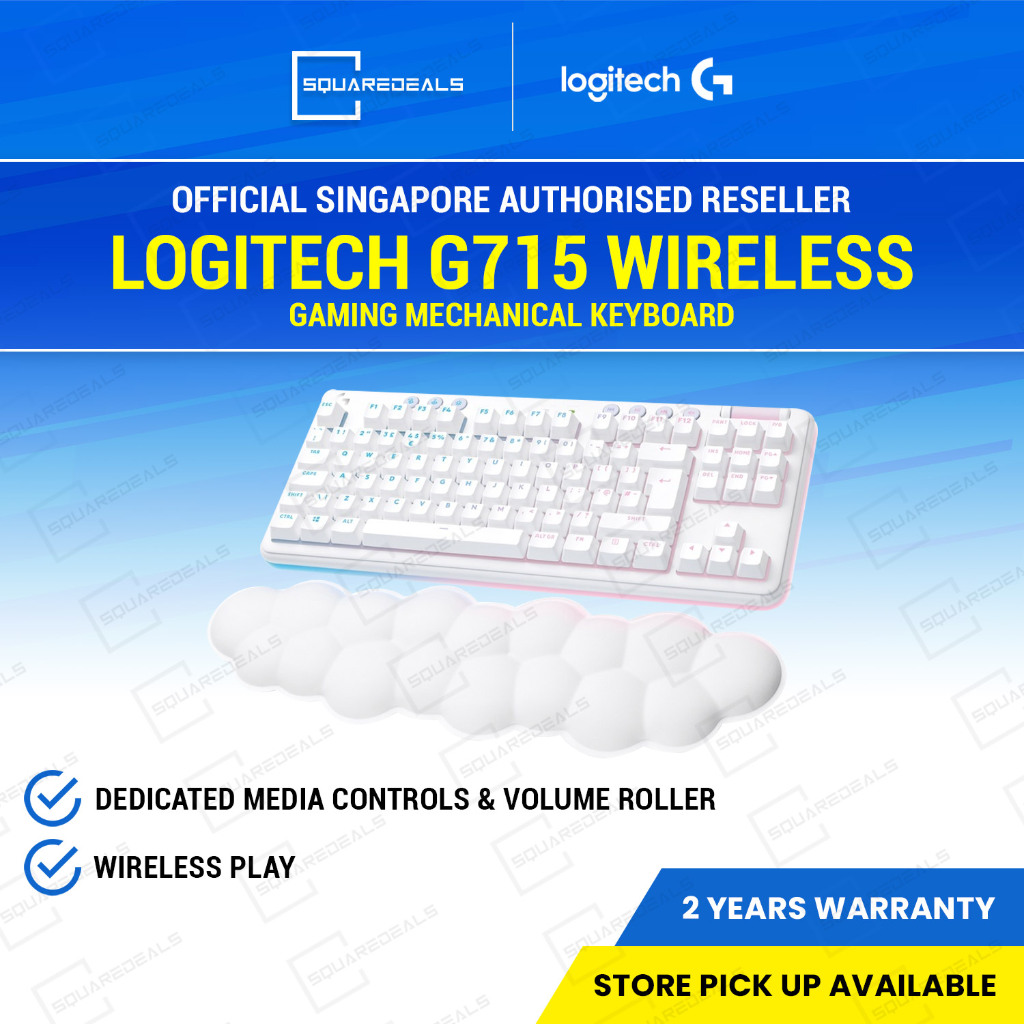Logitech G715 Wireless Gaming Keyboard w/ LIGHTSYNC RGB LIGHTSPEED ...