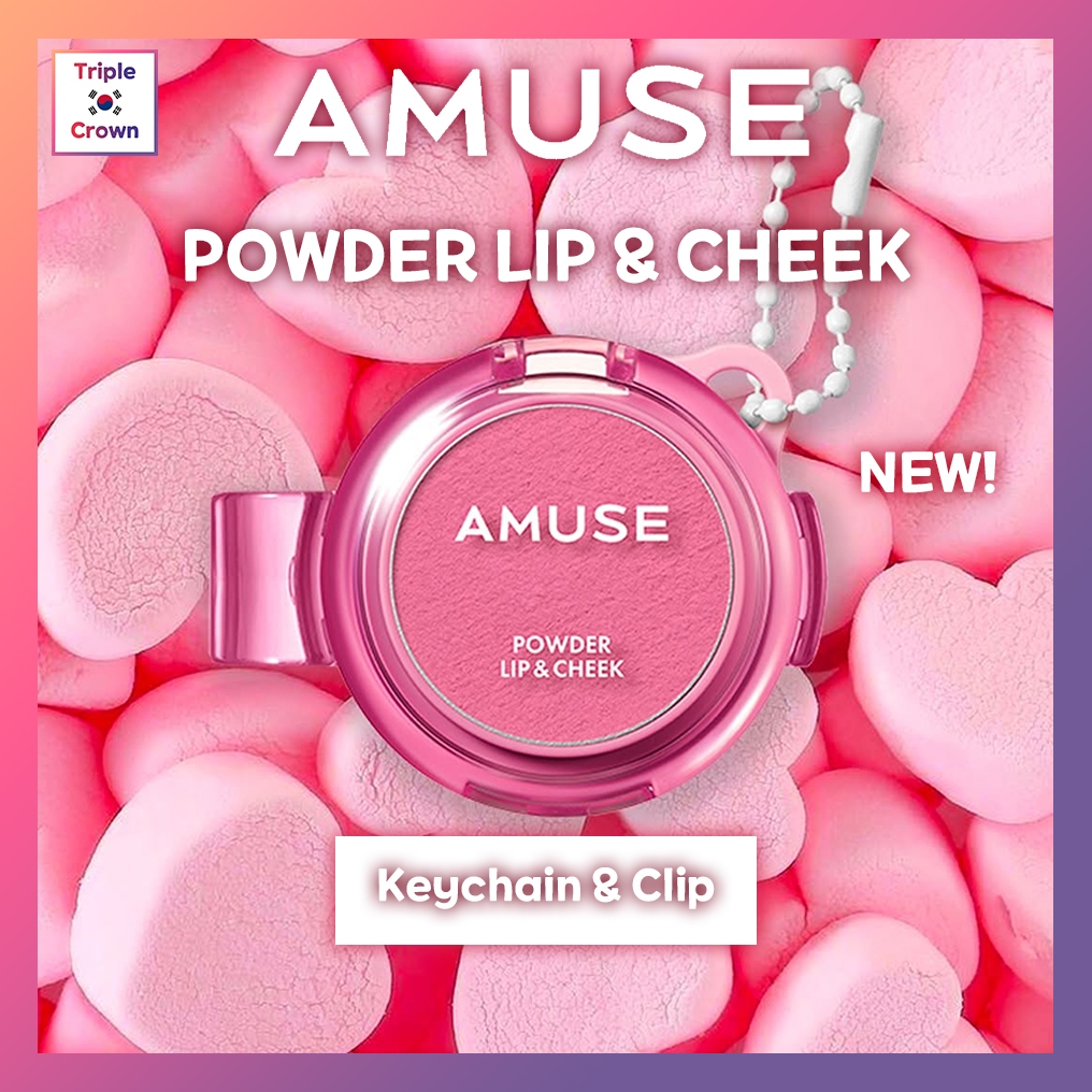 【AMUSE】 POWDER LIP & CHEEK 12 COLORS (4g) | Shopee Malaysia