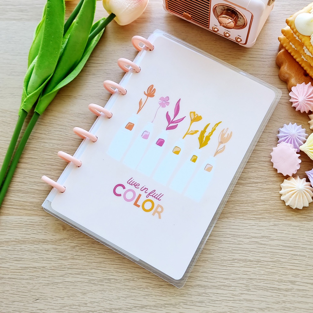 Mini Notebook - Live in Full Color (Dot Grid) | Shopee Malaysia