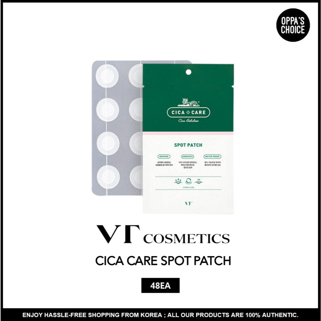 🇰🇷 VT Cosmetics CICA CARE SPOT PATCH 48EA | Shopee Malaysia
