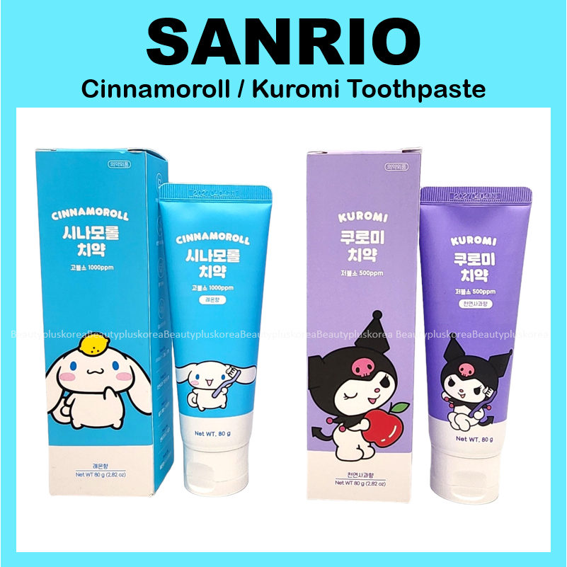 [SANRIO] Fruit-flavored Toothpaste (Cinnamoroll Kuromi) | Shopee Malaysia