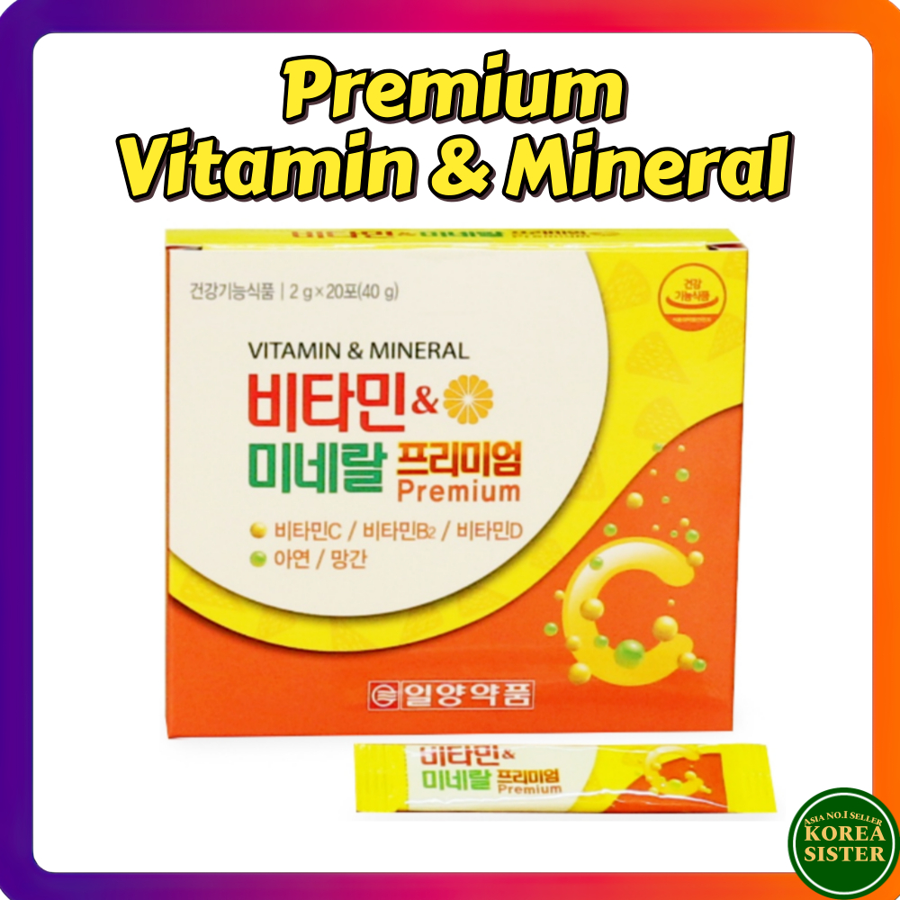 [ilyang pharm] Premium Vitamin & Mineral 40g(2 g X 20 sticks) / Korea ...