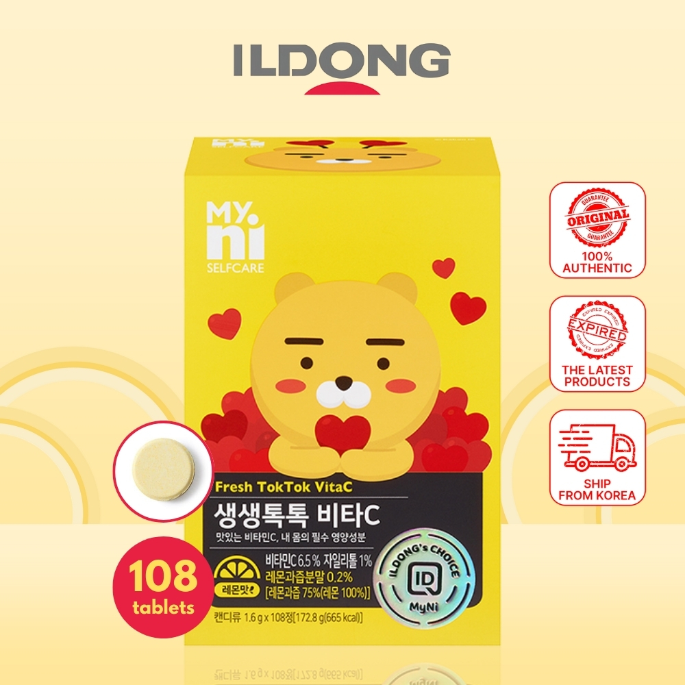 ILDONG MyNi Fresh TokTok VitaC | 108 Tablets | Daily Vitamin C ...