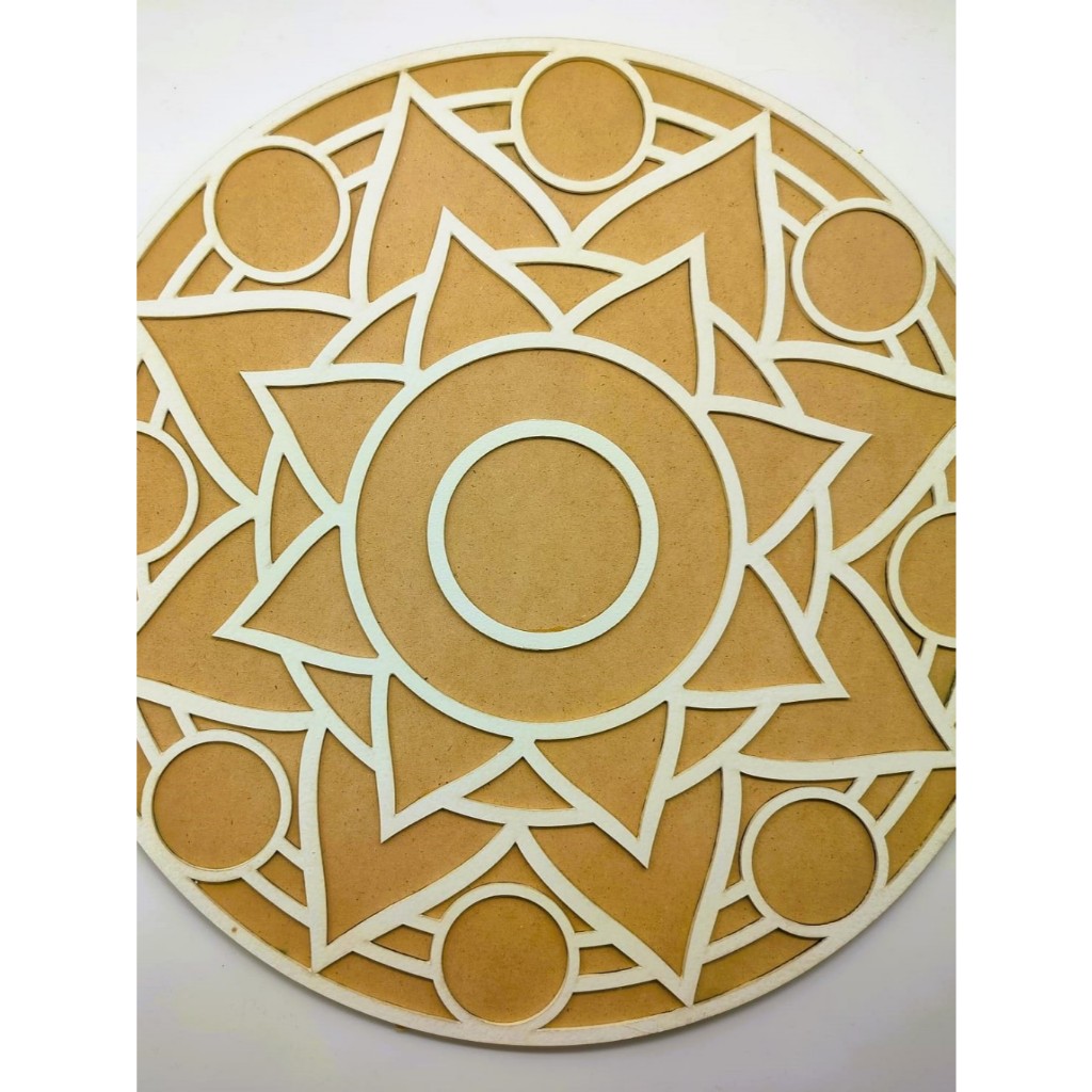 Reusable Rangoli Template Mat with MDF Base/Flowers/Traditional /single ...