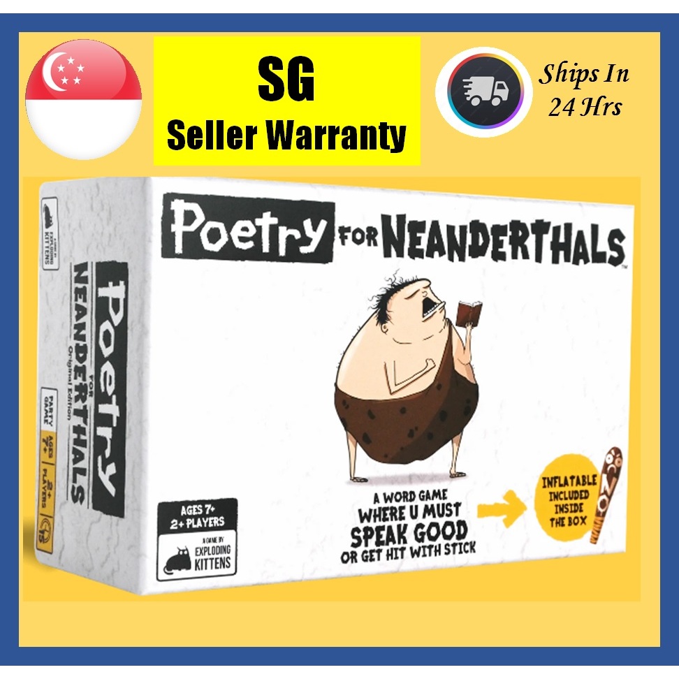 [SG Stocks] Poetry for Neanderthals by Exploding Kittens - Card Game ...