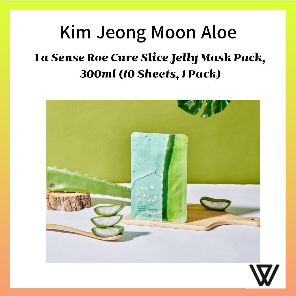 Kim Jeong Moon Aloe La Sense Roe Cure Slice Jelly Mask Pack, 300ml (10 ...