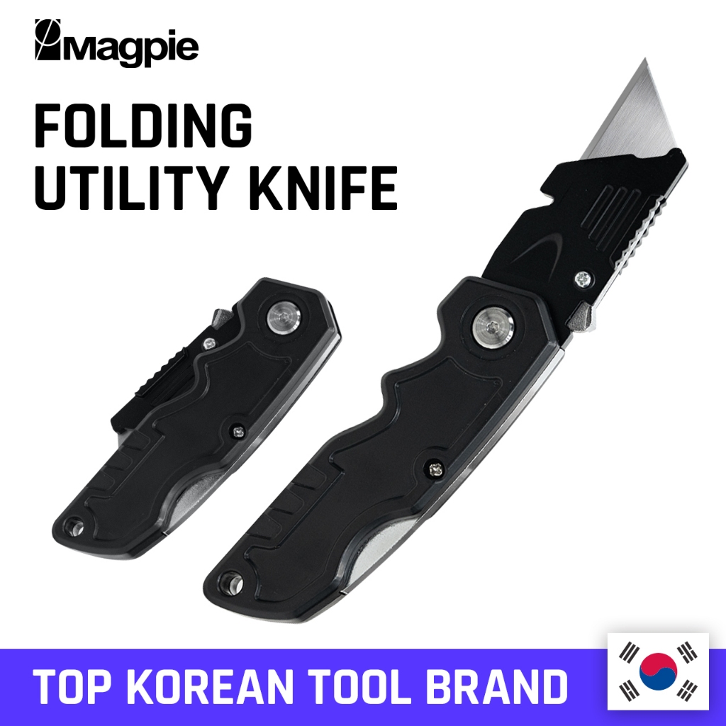 Magpie Tech Utility Knife / Premium Folding Knife / Retractable Box ...
