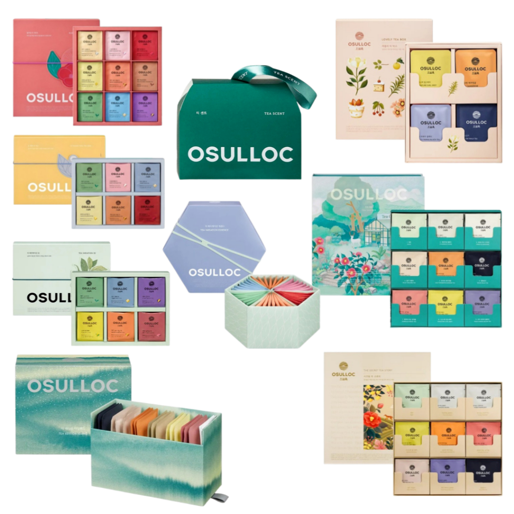 Osulloc O Thank You Korean Tea Set Box Blooming Tea Gift Set | Shopee ...