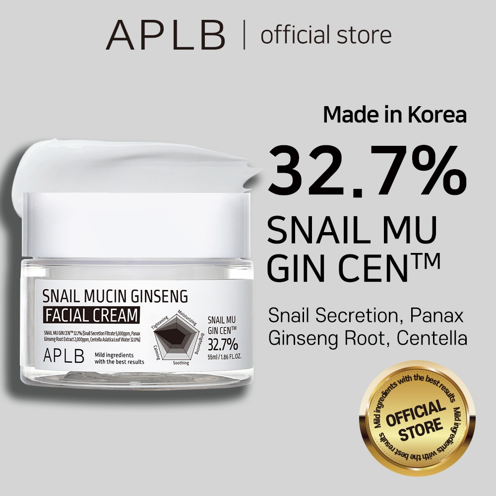 APLB SNAIL MUCIN GINSENG FACIAL CREAM 55ml | Shopee Malaysia
