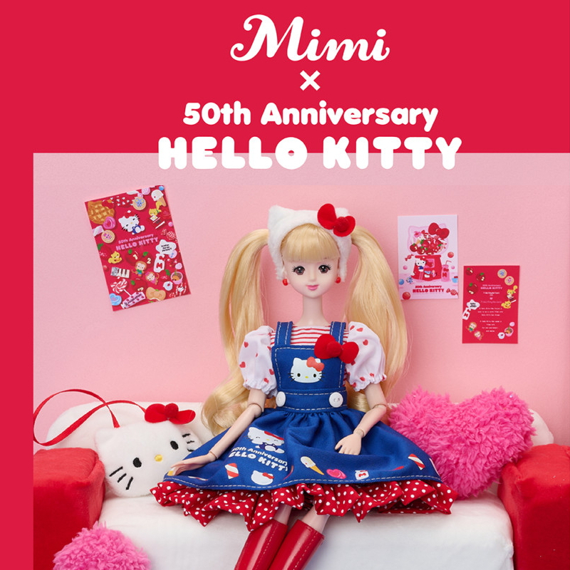 [MIMI WORLD] Mimi x 50th anniversary Hello Kitty Korea Barbie 12inch ...