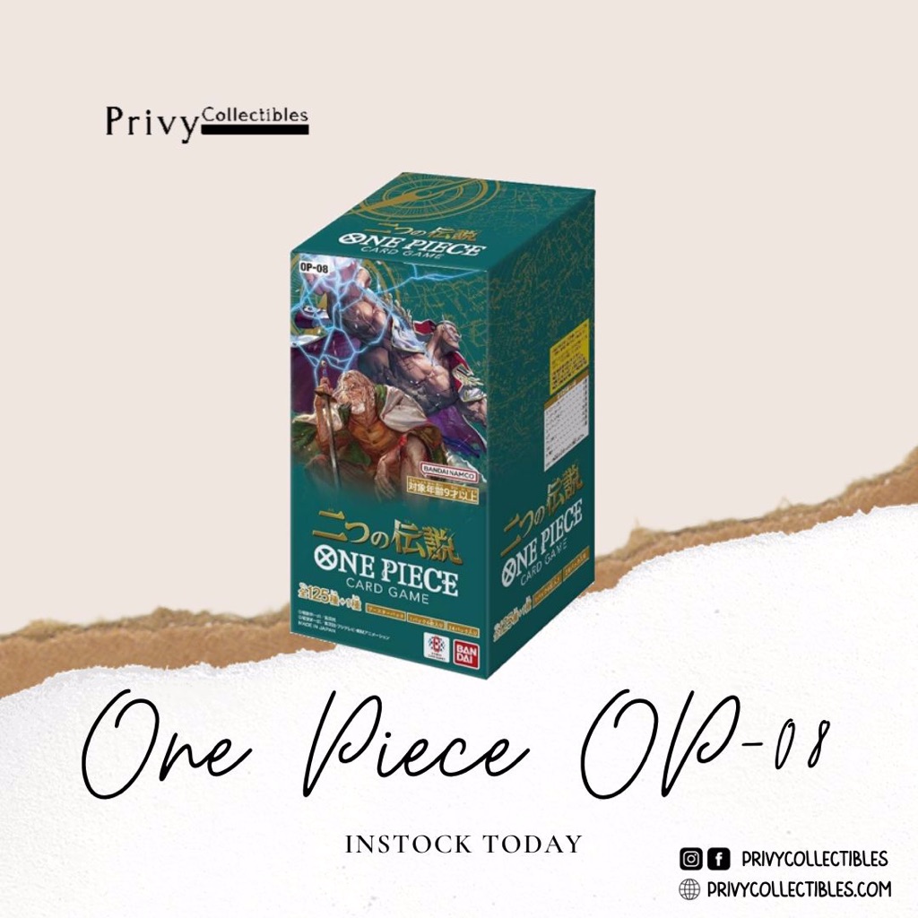 One Piece OP08 Booster Box (Two Legends) | Shopee Malaysia