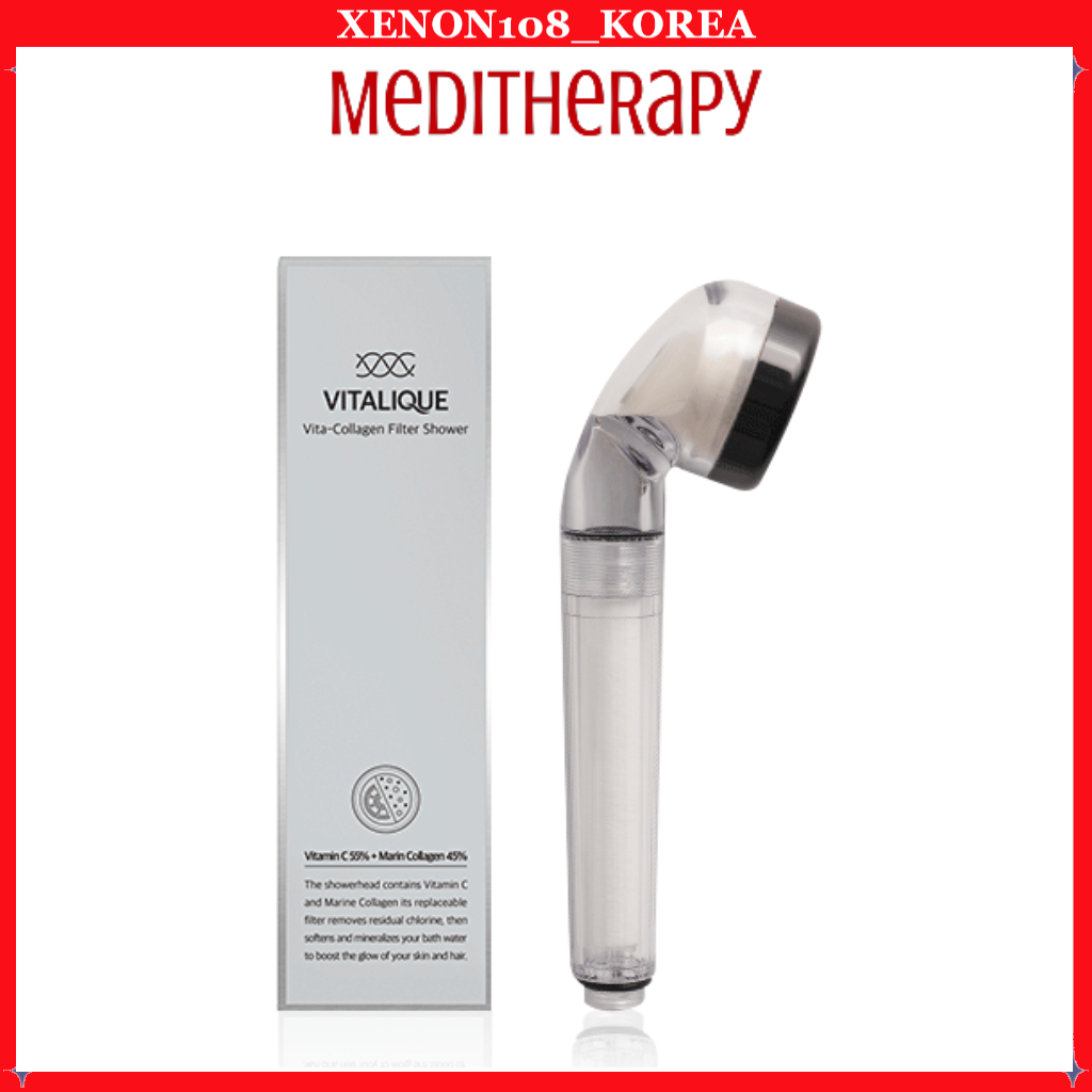 [MEDITHERAPY] Vita Collagen Filter Shower / Collagen-containing Spa ...
