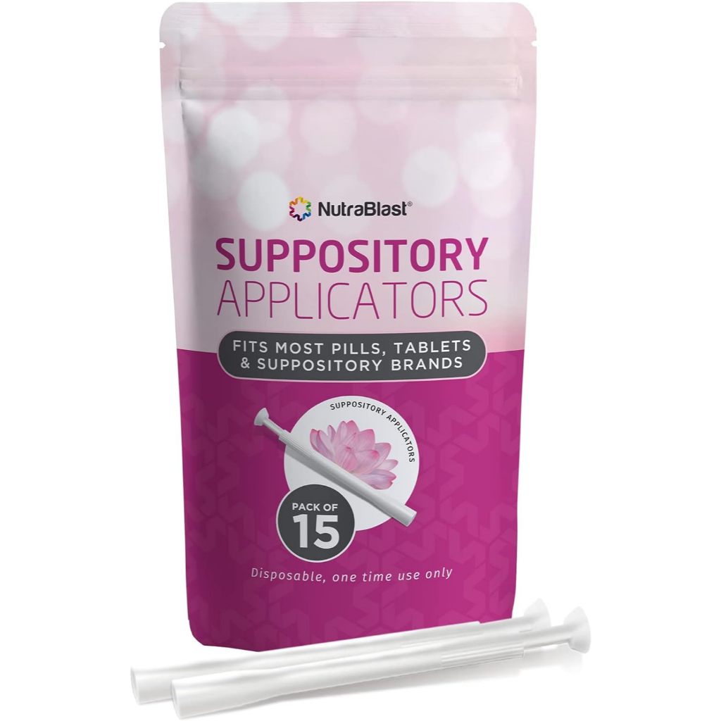 NutraBlast Disposable Vaginal Suppository Applicators (15-Pack) - Fits Most Brands, Pills ...