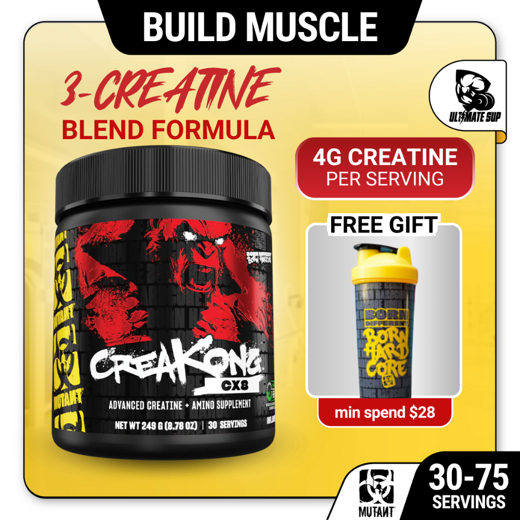Mutant CREAKONG CX8, Creatine Monohydrate + Amino Acid Supplement ...
