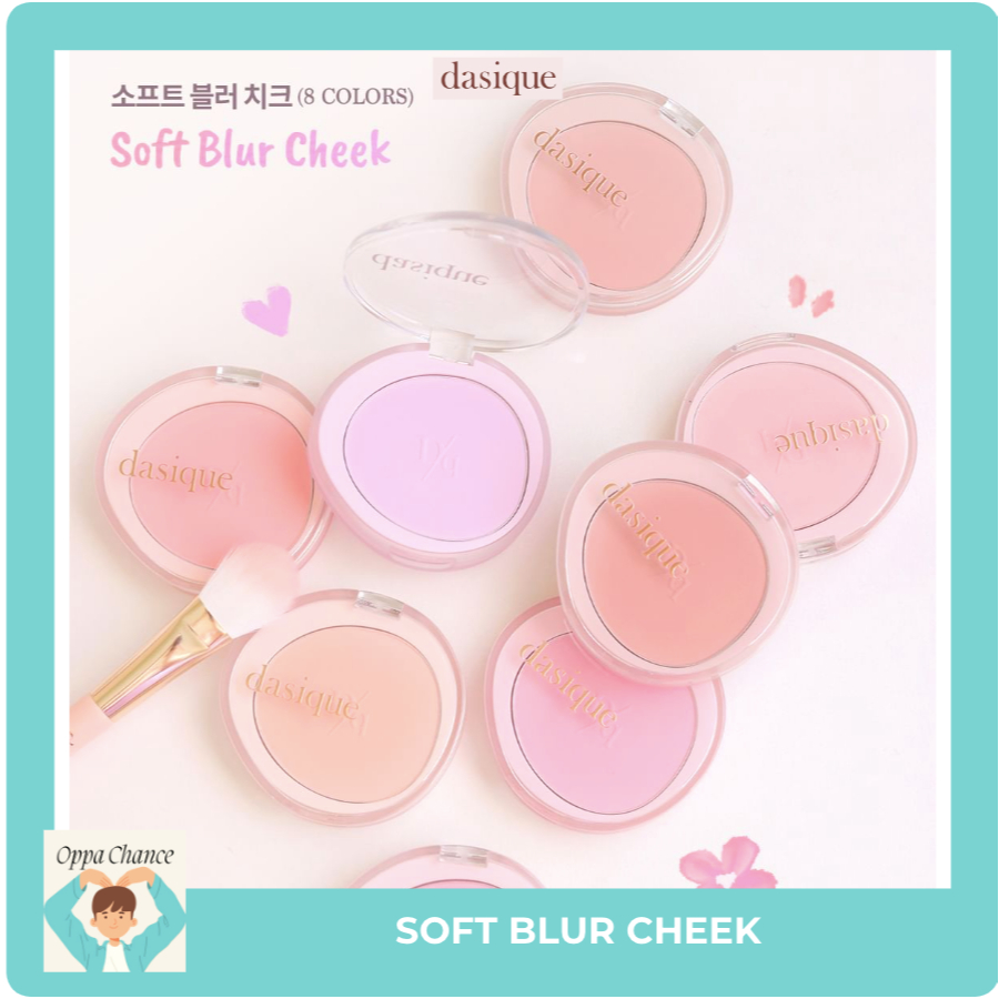 *1+1 event* [Dasique] Soft Blur Cheek (8 colors) | Shopee Malaysia