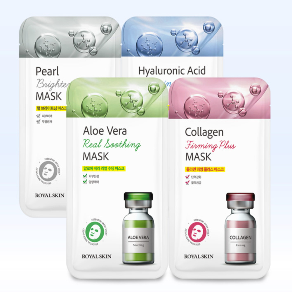 [Royal Skin] Essence-Filled Mask 4 Types (10 Sheets) | Shopee Malaysia