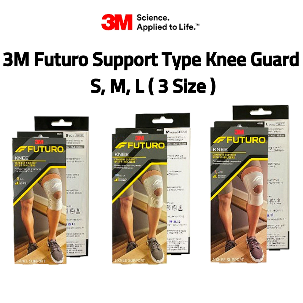 3M Futuro Knee Guard | S, M, L 3 SIZE | Joint Protection Gear ...