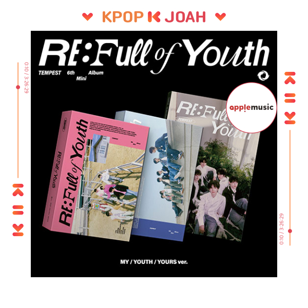 [POB][3 SET] TEMPEST [RE: Full of Youth] 6th MINI ALBUM (1st Apr.2025 ...
