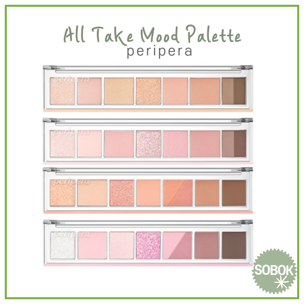 [Peripera] (+Renewal ) All Take Mood Palette 17 colors Eyeshadow ...