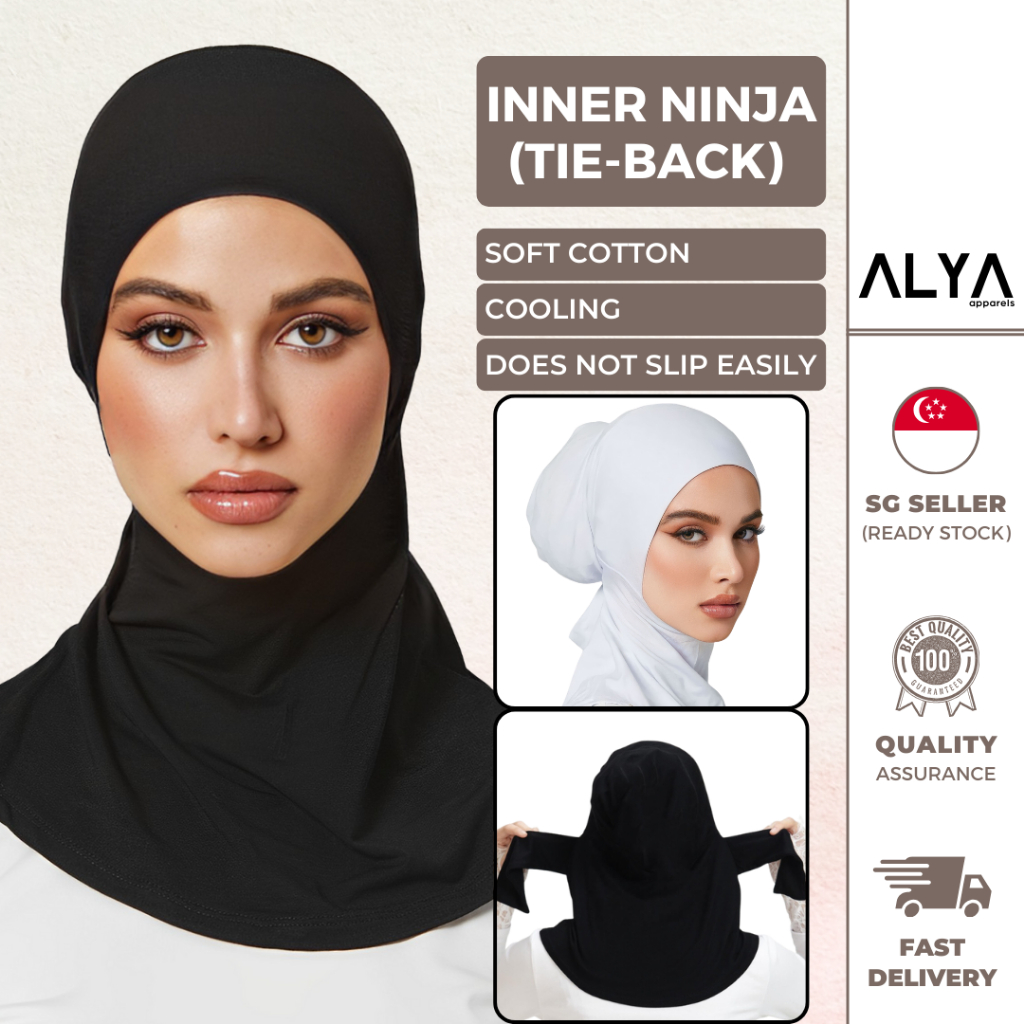Inner Ninja Tie Back ( Alya Apparels / Premium Cotton / Snowcap ...