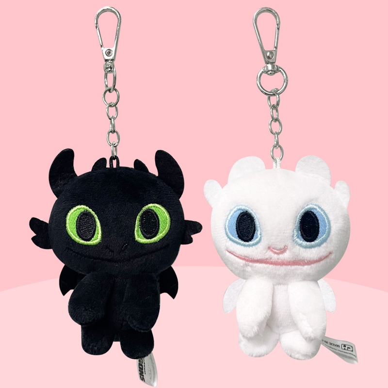 Disney How to Train Your Dragon Toothless Light fury KeyRing Keychain ...