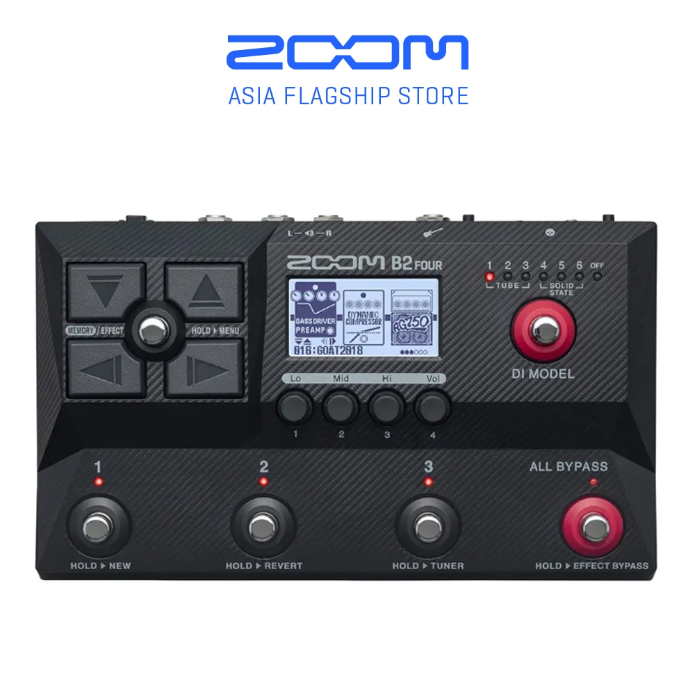 Zoom B2 Four Bass Multi-effects Processor Pedal | Shopee Malaysia