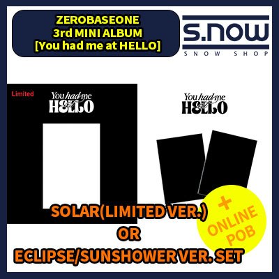 ZEROBASEONE 3rd MINI ALBUM [You had me at HELLO] SET(9 ALBUMS) | Shopee ...