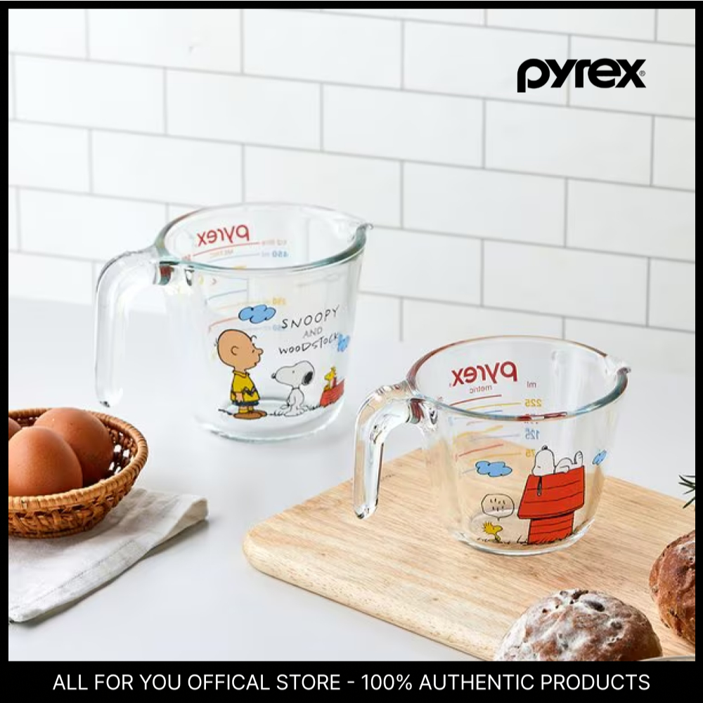 [Pyrex x Snoopy] Measuring Cup, 250ml 500ml | Shopee Malaysia