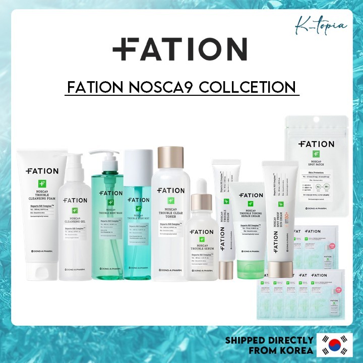 FATION NOSCA9 Collection - Trouble Serum / Toner/ Cream/ Toning Ampoule ...
