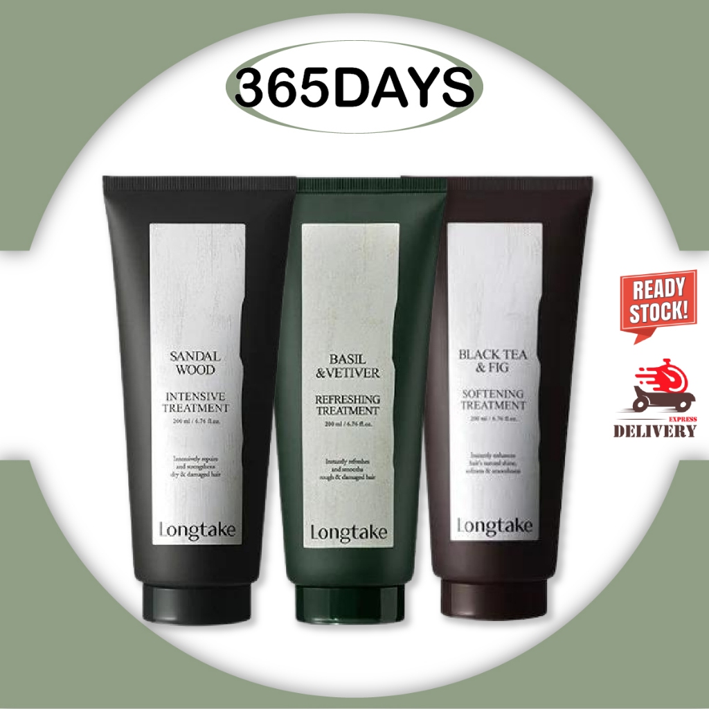 Longtake Hair Treatment (Sandalwood/ BlackTea & Fig/ Basil & Vetiver) | Shopee Malaysia