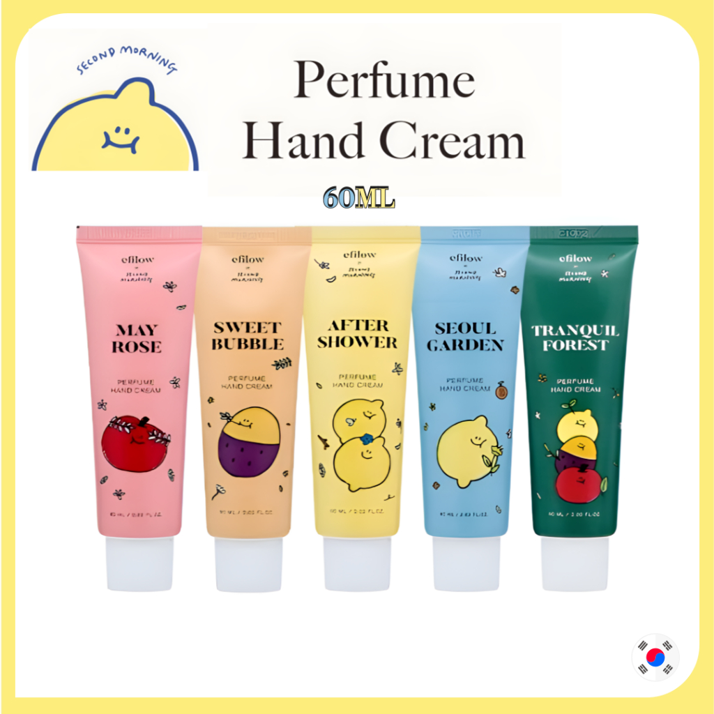 [SecondMorning]Moisturizing Perfume Hand Cream 60ml/ Hydrating/Anti-Drying/Vaseline/Nail Care ...